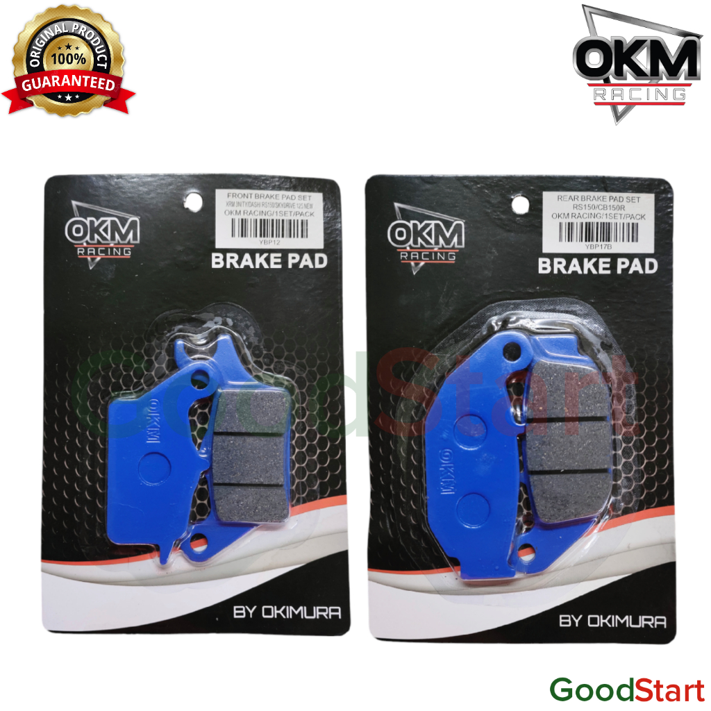 HONDA RS150, GTR150, WINNER150 Brake Pads RS 150, GTR 150 OKM | Shopee ...