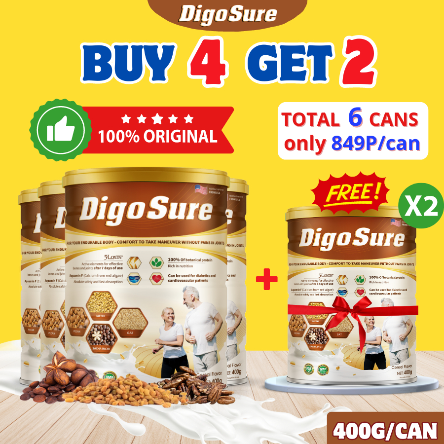 DIGOSURE MILK ORIGINAL - BUY 4 GET 2 FREE - adds calcium, reduces joint ...