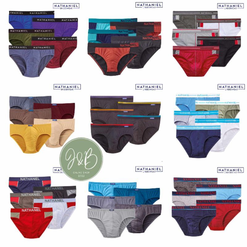 NATASHA - NATHANIEL Men's 5 in 1 Underwear Brief | Shopee Philippines