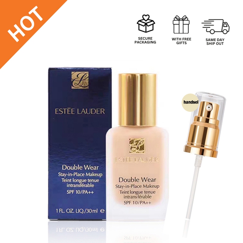 【Free Pump】Estee Lauder Foundation 30ml / Stay-in-Place Natural, Matte Foundation real 1W1/1W2 ...