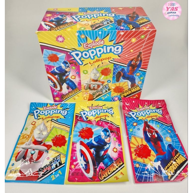 30pcs EXPLODE LOLLIPOP POPPING CANDY/ loot bag fillers / paninda ...
