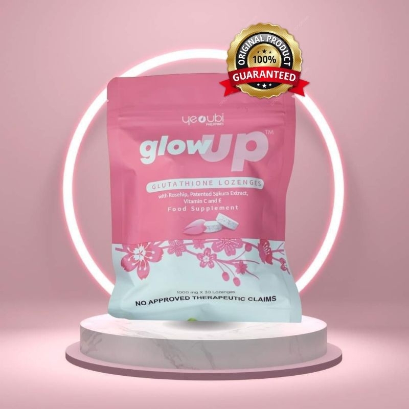 ORIGINAL GLOW Up GLUTATHIONE LOZENGES | Shopee Philippines