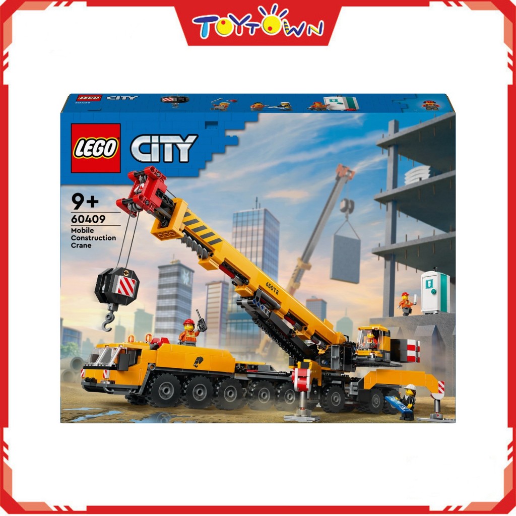 Lego® City 60409 Yellow Mobile Construction Crane | Shopee Philippines