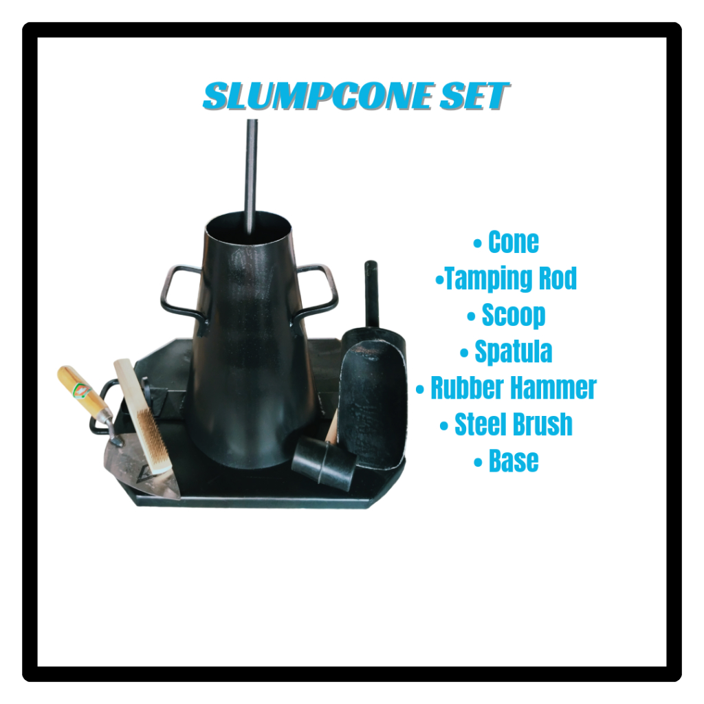 Concrete Slump Cone Test Set 10x30x20 Complete Set | Shopee Philippines