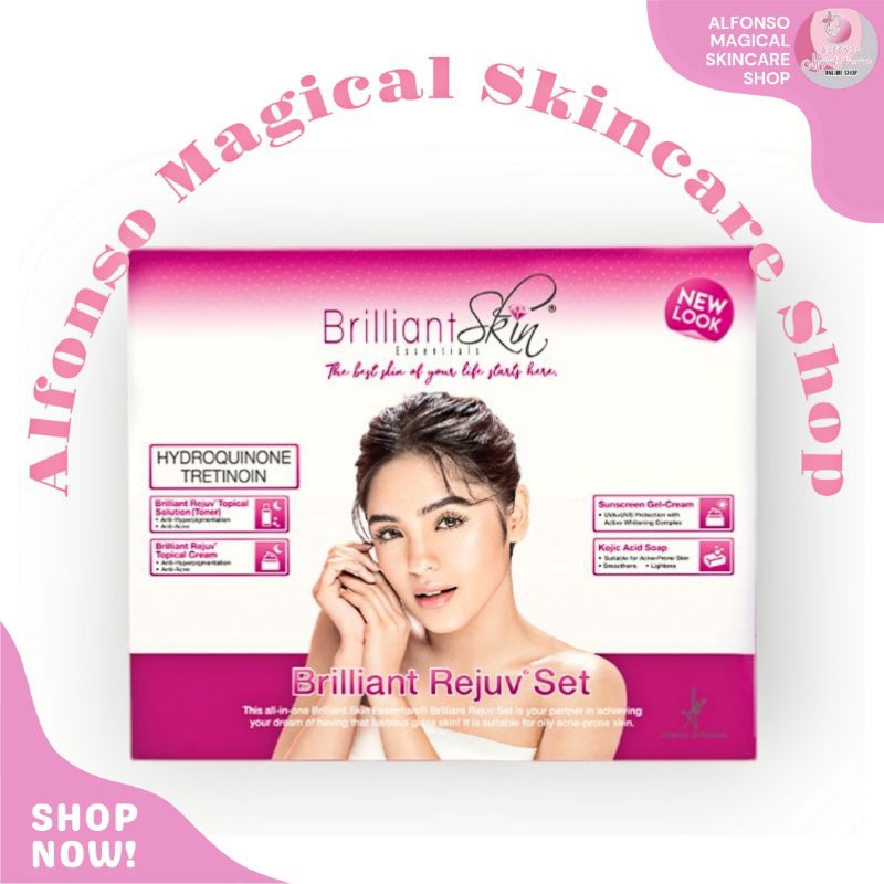 BRILLIANT REJUV® SET Hydroquinone Tretinoin CPR Approved | Shopee ...