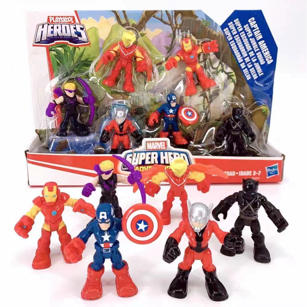 Marvel Super Hero Adventures Captain America Iron Man Antman Hawkeye ...