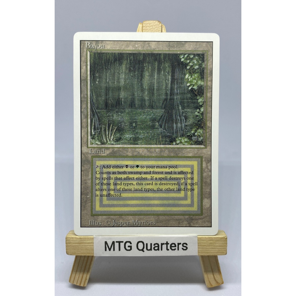 MTG Proxy Card - Bayou | Revised Edition (3ED) | Shopee Philippines