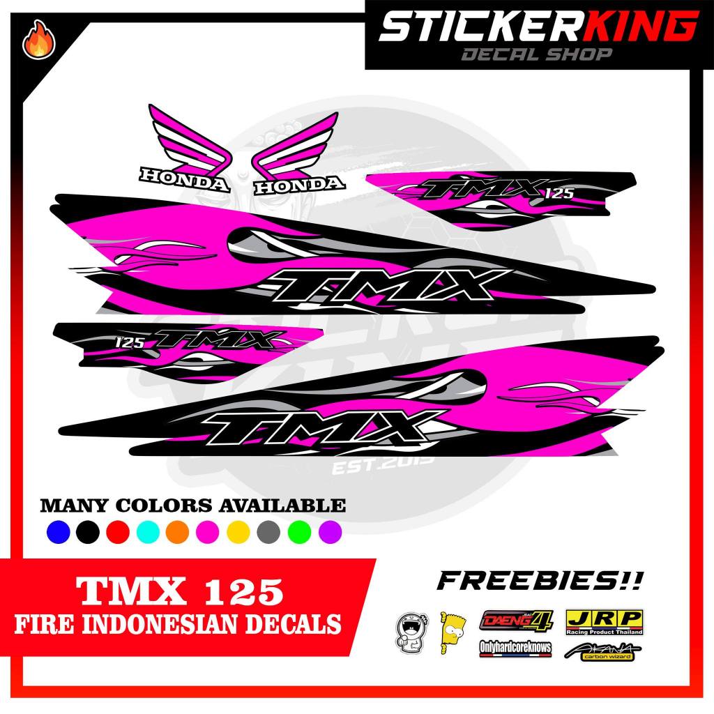 TMX 125 FIRE CONCEPT WITH FREEBIES LAMINATED QUALITY PRINT THAI ...