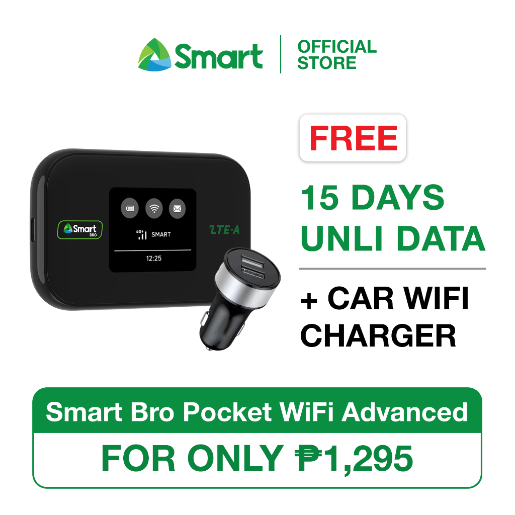Smart Bro Pocket WiFi Advanced with 15 days UNLI DATA - Boosteven M281T ...