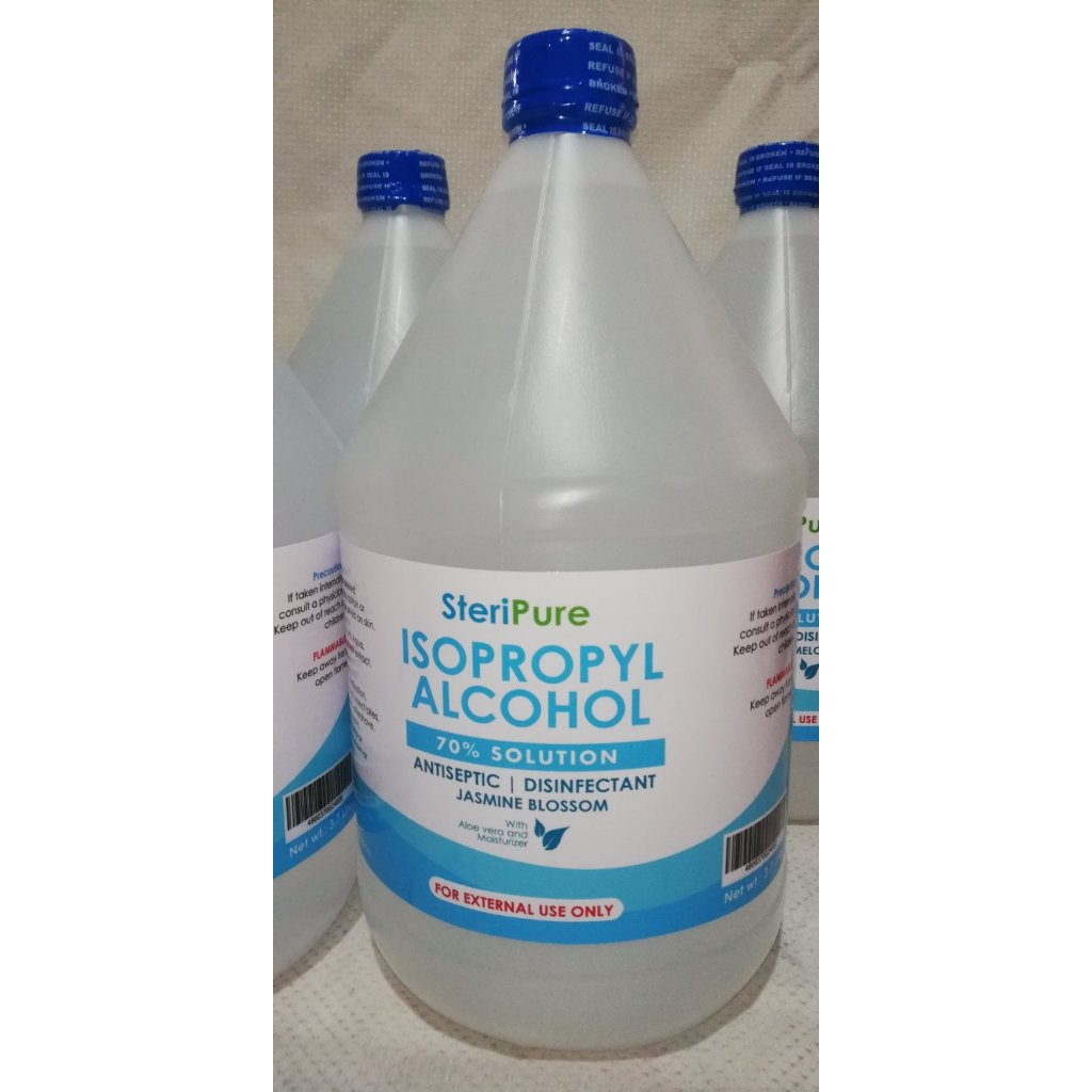 SteriPure 70% SOLUTION ISOPROPYL ALCOHOL with FDA Registration | Shopee ...