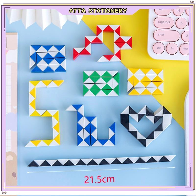 Colorful Variable Turn Over Rubik's Cube Puzzle Toys Ruler Educational ...