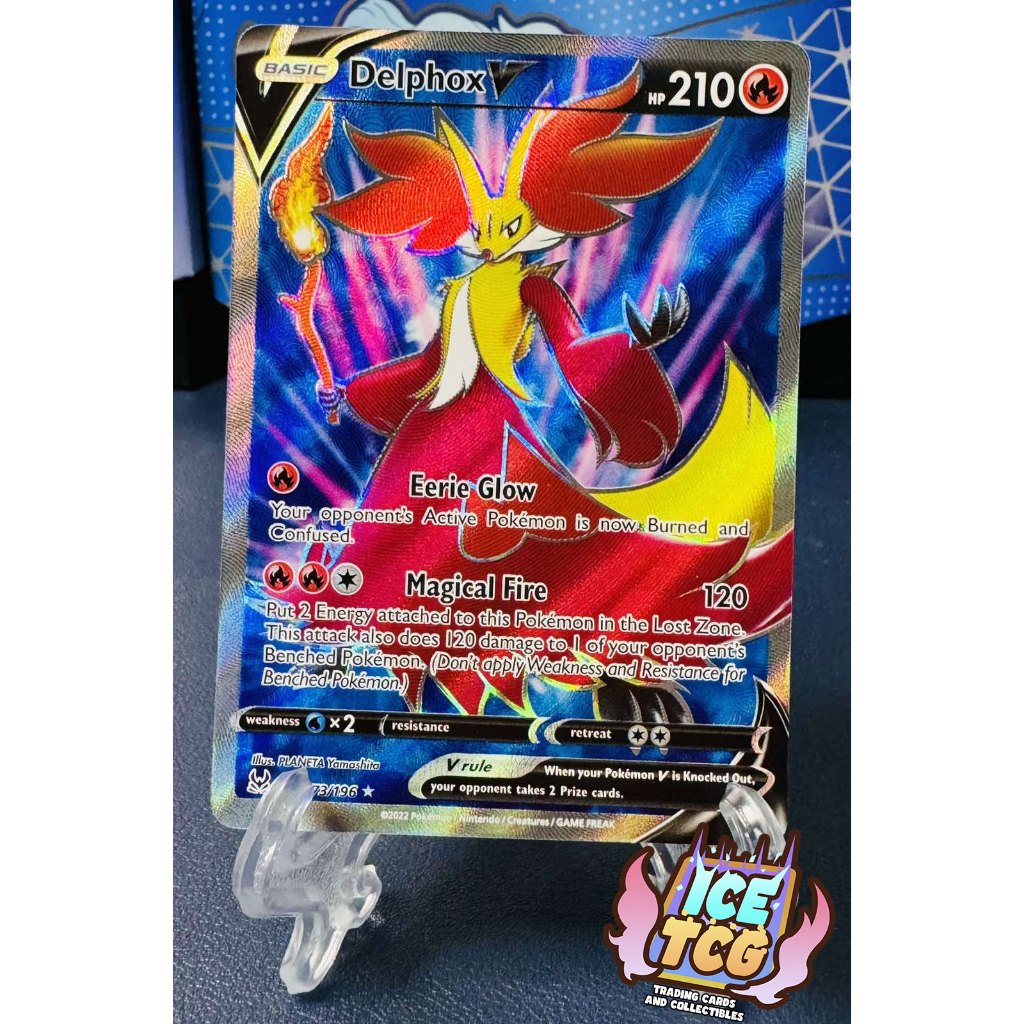 Delphox V - 173/196 - Full Art Ultra Rare (LOR) | Shopee Philippines