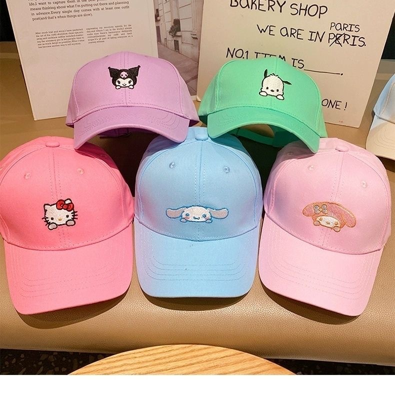 Sanrio Baseball Cap Kuromi Kitty Cinnamoroll Baseball Cap Printed ...