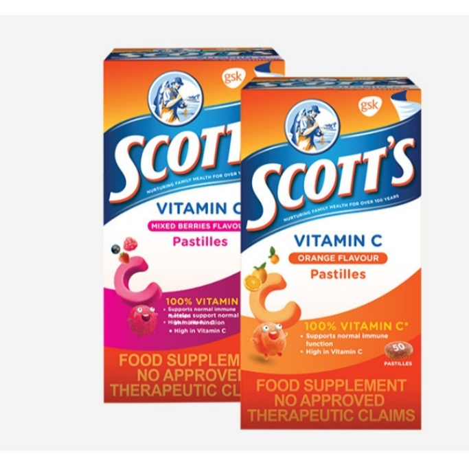 Scott's Pastilles 50s with 100% Vitamin C | Shopee Philippines