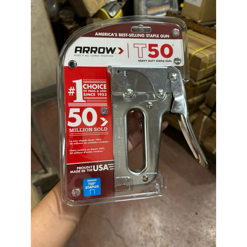 Arrow Gun Tacker Heavy Duty T-50 Made in USA | Shopee Philippines