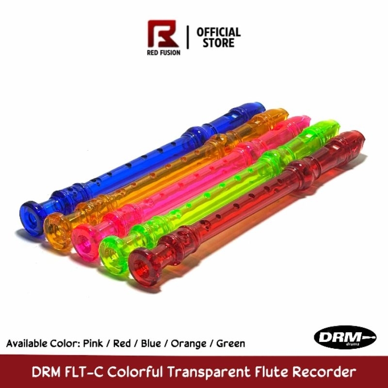 DRM FLT-C Colorful Transparent Flute Recorder | Shopee Philippines