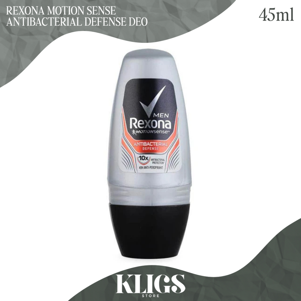 Rexona Men MotionSense Antibacterial Defense Deodorant | Shopee Philippines
