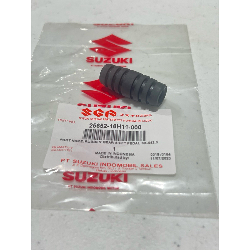 25652-16H11-000 GENUINE RUBBER, GEAR SHIFT PEDAL RAIDER150 (CARB & Fi ...