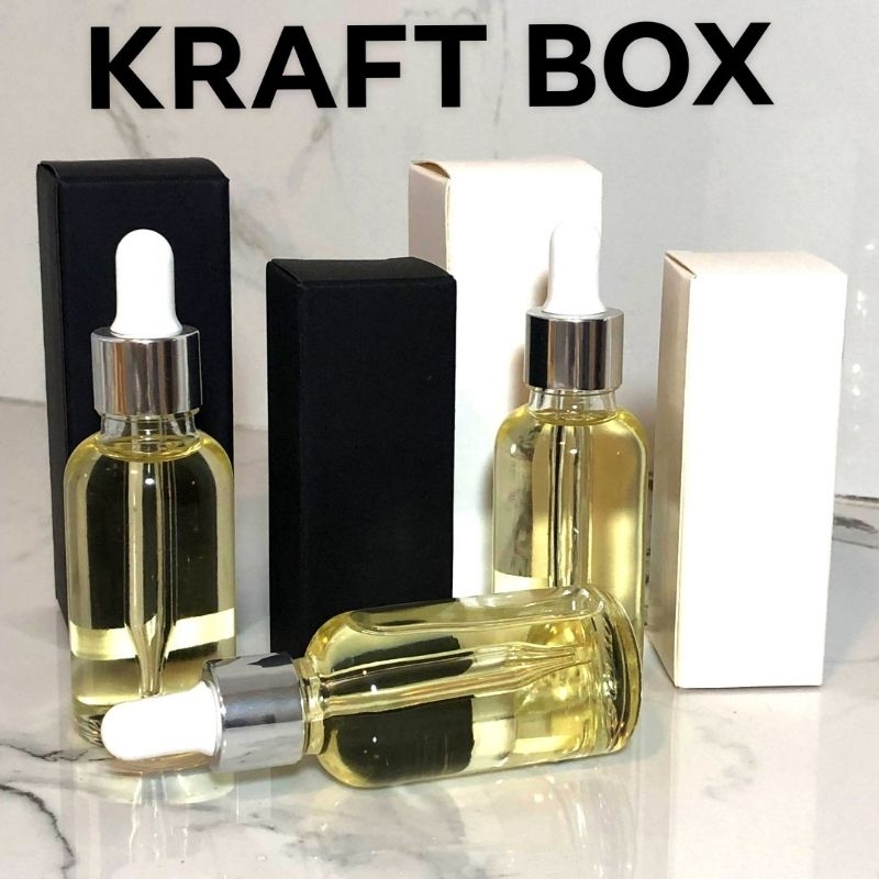 (10pcs) Kraft Paper Box For Essential oil Dropper Bottle | Shopee ...