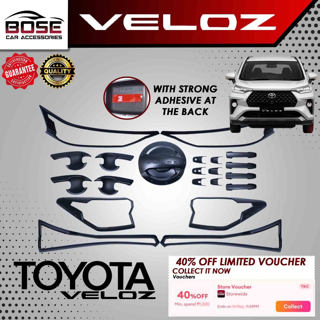 Toyota Veloz 2022 2023 2024 2025 Model Garnish Cover Set / Combo set ...