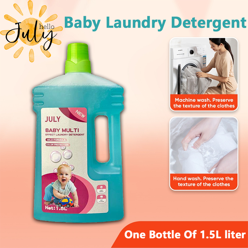 July Baby Laundry Liquid Detergent Gentle yet Effective Formula ...