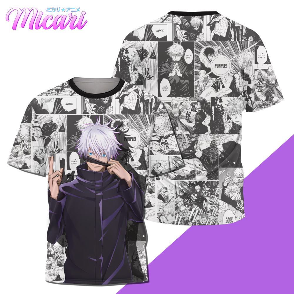 Micari Jujutsu Kaisen Full Bleed Anime T-Shirt Full Bleed Sublimation ...