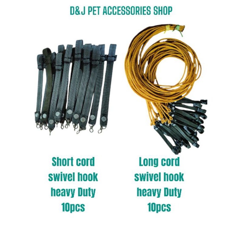 Gamefowl Tie Cord Heavy Duty Salto Revit Swivel Hook 10pcs | Shopee ...