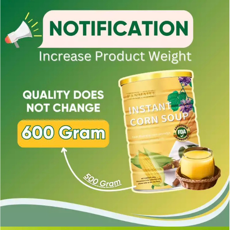 Authentic INSTANT CORN SOUP Yellow Corn Powder Dietary | Shopee Philippines