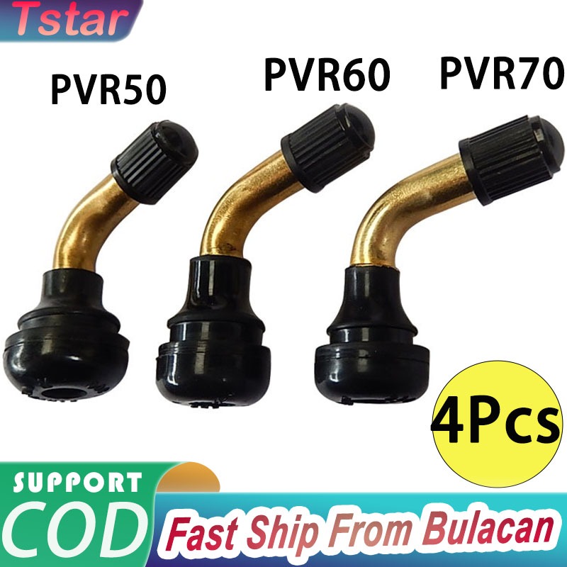 4Pcs Pito Tubeless Straight Type Tire Valve Motorcycle Tubeless Pito ...