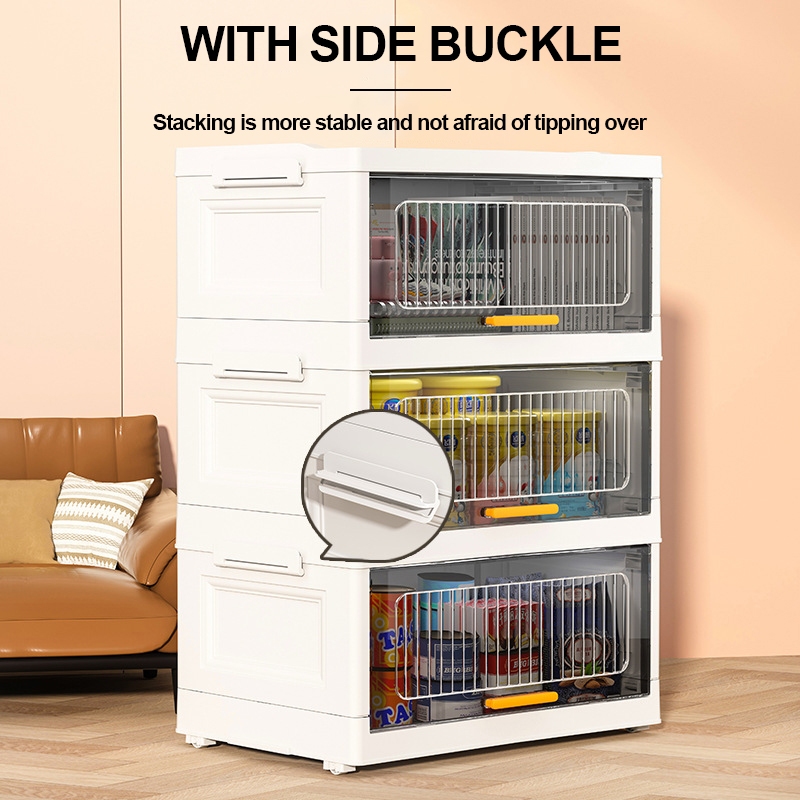 Foldable Cabinet for Kitchen Durabox Bedroom Drawer Cabinet Plastic ...