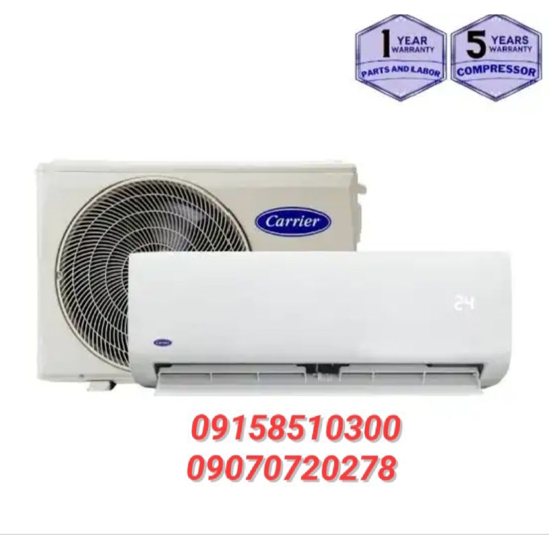 Carrier 1.0hp Optima Inverter Aircon | Shopee Philippines