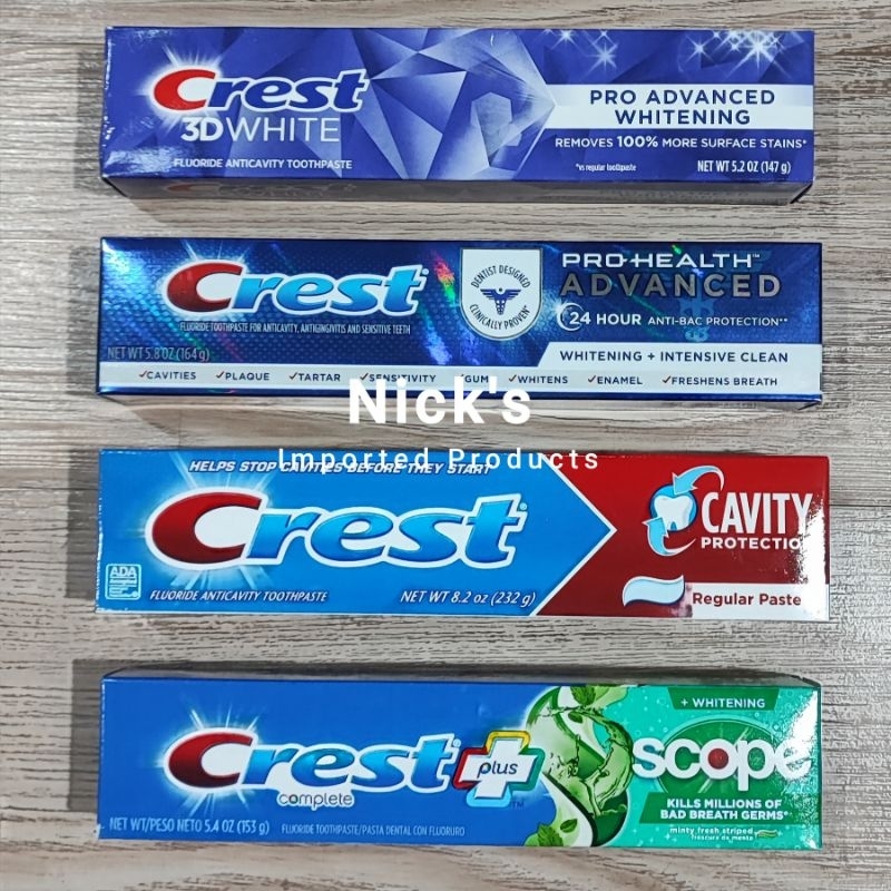 USA Imported Crest Toothpaste 164 grams Big Size | Shopee Philippines
