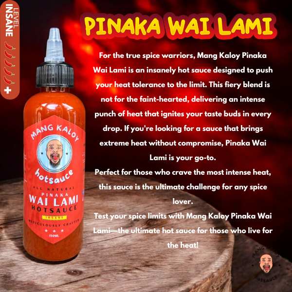 Pinaka Wai Lami(insanely hot sauce) by: Mang Kaloy Hot sauce | Shopee Philippines