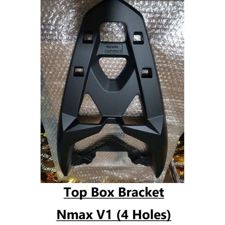 Top Box Bracket For Nmax V1 - Black (4Holes) | Shopee Philippines