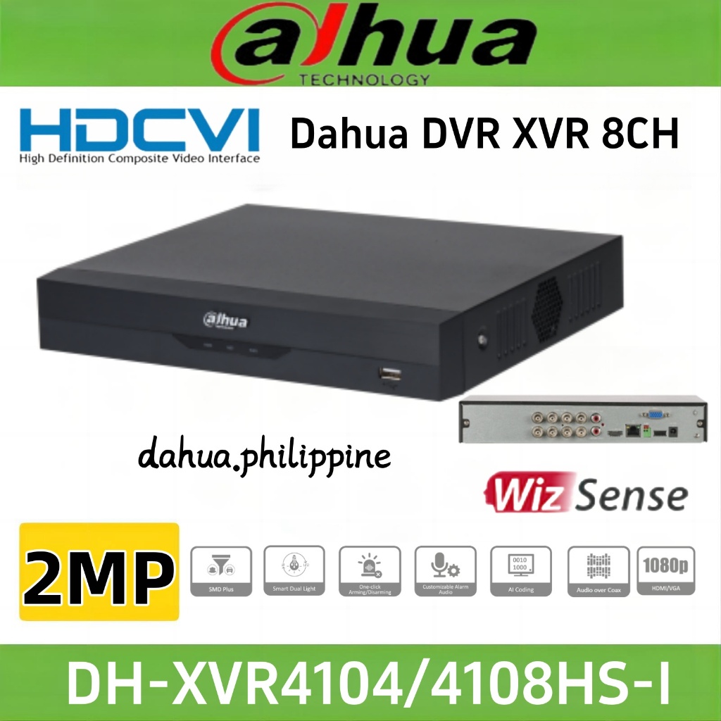Dahua CCTV XVR//DVR/HDD 4/8/16 CH Face Detection H.265 Motion Detect Video Recorder For CCTV ...