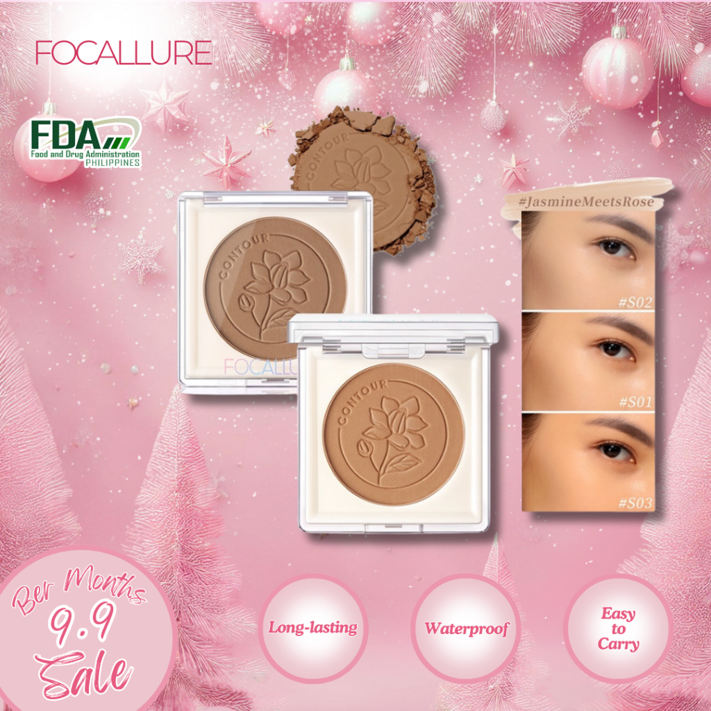 FOCALLURE Full Coverage Creamy Smooth Texture #JasmineMeetsRose Contour ...