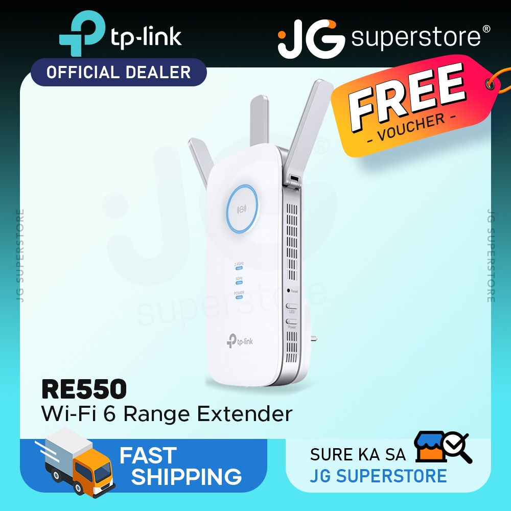 TP-Link RE550 AC1900 Dual Band Wi-Fi Range Extender Wall Plugged ...
