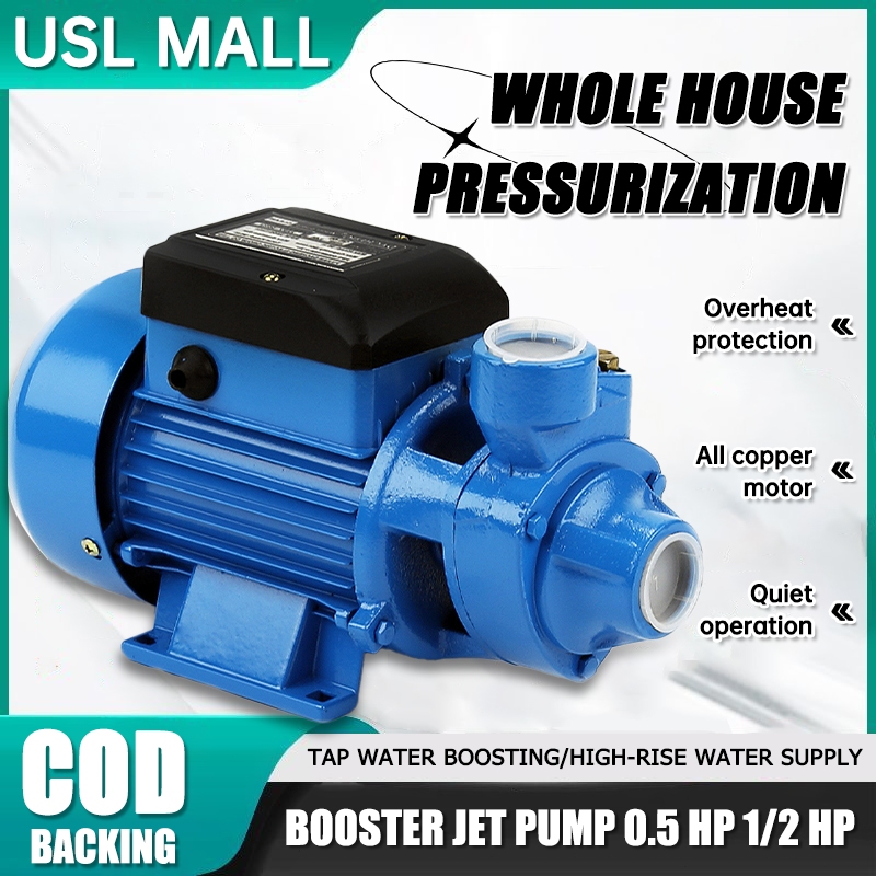 Electric Water Pump Portable Motor 1200W Heavy Duty Jet Pump 1HP 60L ...