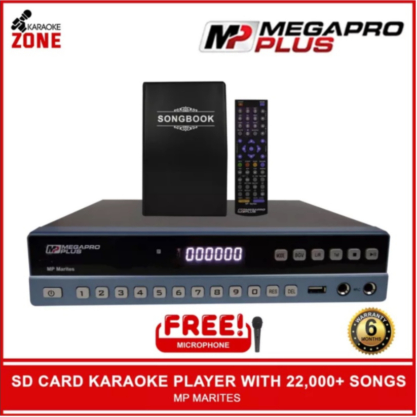 Megapro Plus MP Marites SD Card Karaoke Player with Free Wired ...