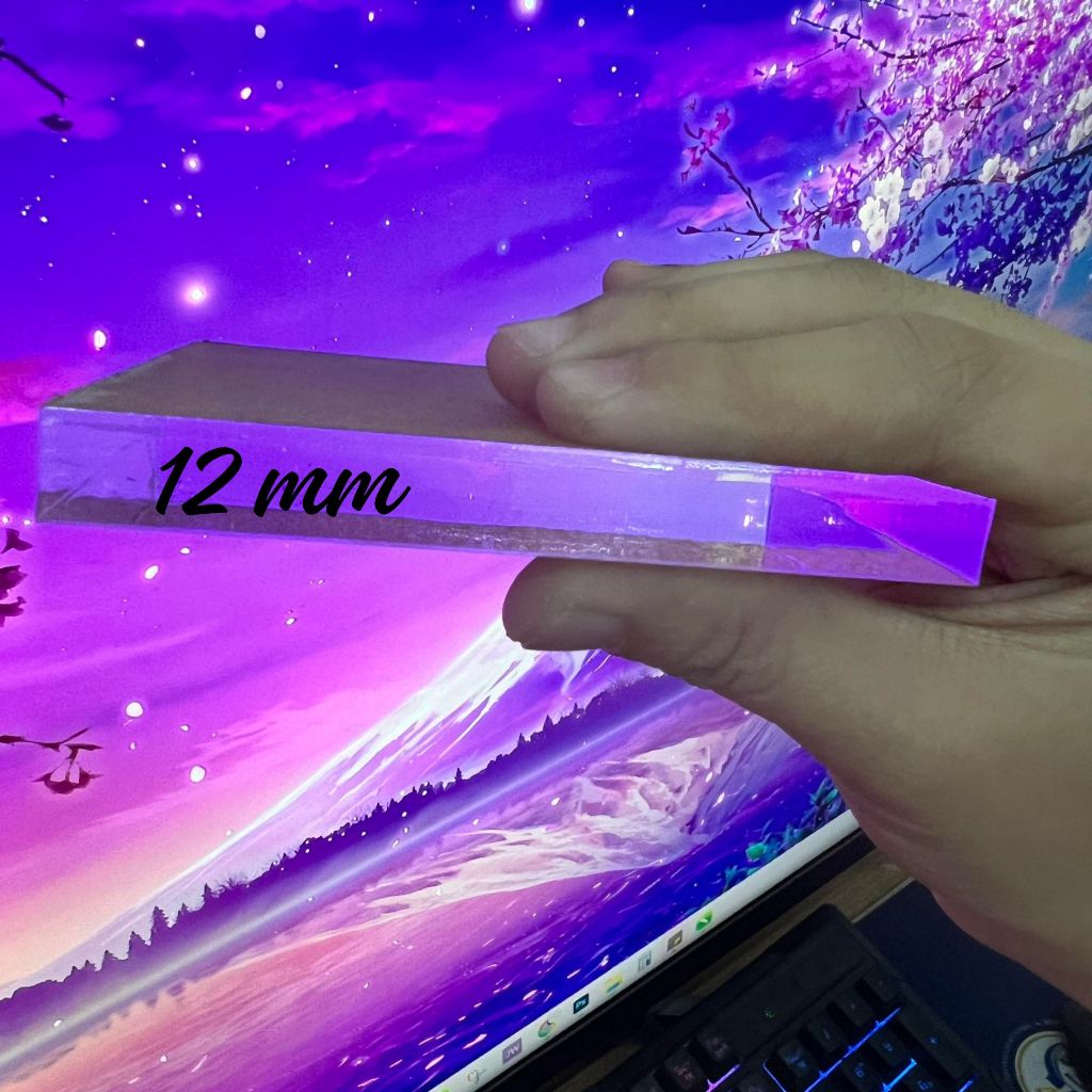 Clear Acrylic Sheet [8mm, 9mm, 10mm, 12mm Thick] (Set A1) Pre-cut ...