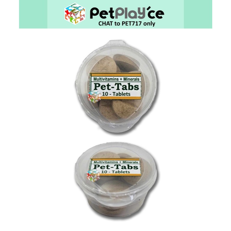 Pet Tabs 10 Tablets Vitamin Supplement for Dog by Zoetis Pet-Tabs ...