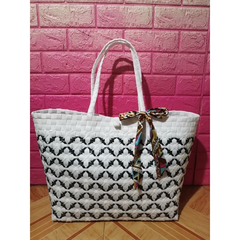 SO-CHIC Modern Bayong Beach Bag Hard Materials Classy | Classique ...