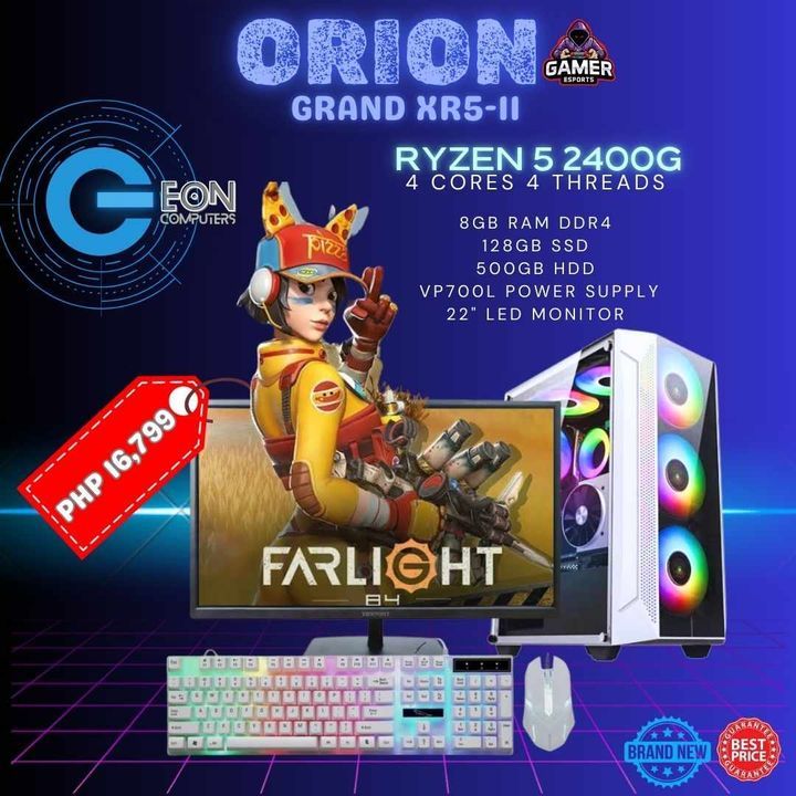 Brandnew Computer Set RYZEN 5 2400G (Keytech T1000 Build) | Shopee ...