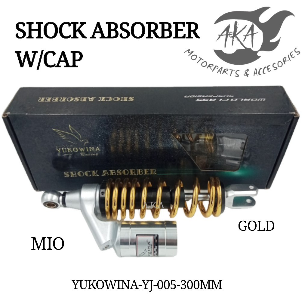YUKOWINA YJ 005 REAR SHOCK ABSOBER BOTTOM TANK MIO WITH CAP 300MM | Shopee Philippines