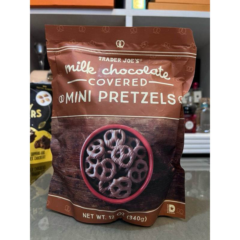 TRADER JOE’s MILK CHOCOLATE COVERED mini pretzels | Shopee Philippines