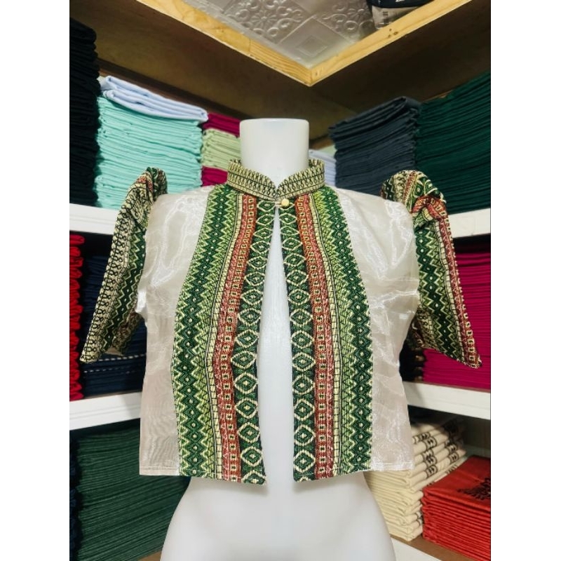 Filipiñana Bolero with etnik design | Shopee Philippines