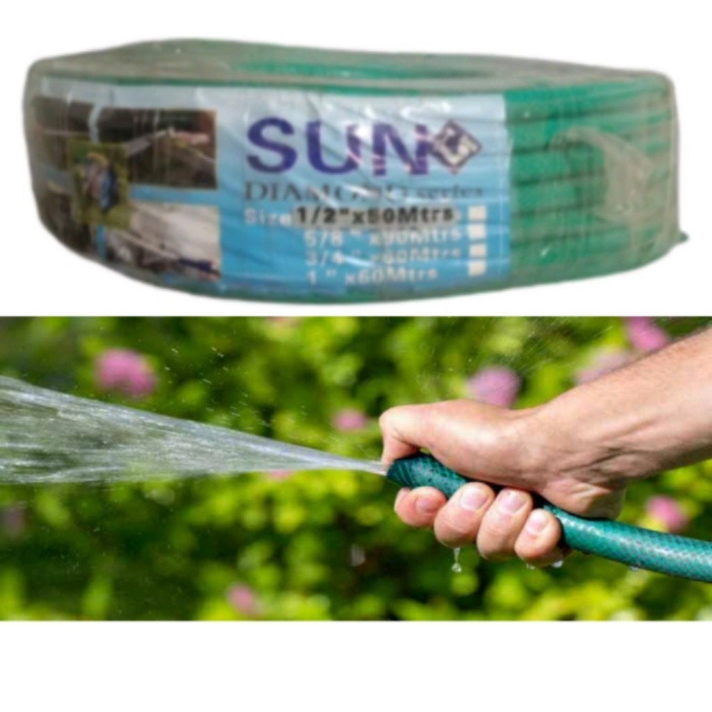 SUN DIAMOND GARDEN HOSE (1 ROLL)1/2"x20Mtrs, 1/2"x50meters and 1 ...