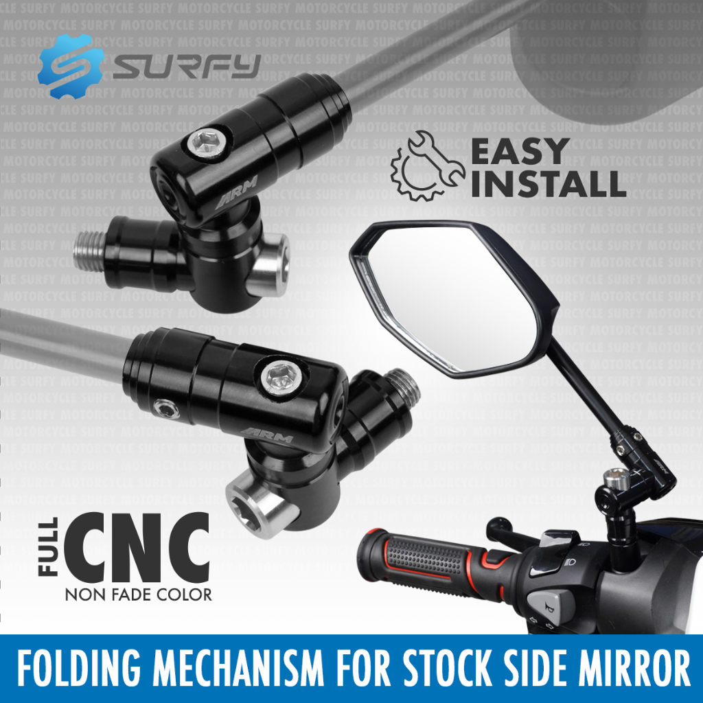 Surfy ARM Side Mirror Folding Mechanism For Stock Side Mirror Universal ...