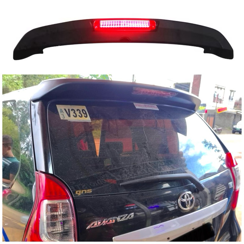 Toyota Avanza 2012 - 2021 Spoiler with Light | Shopee Philippines