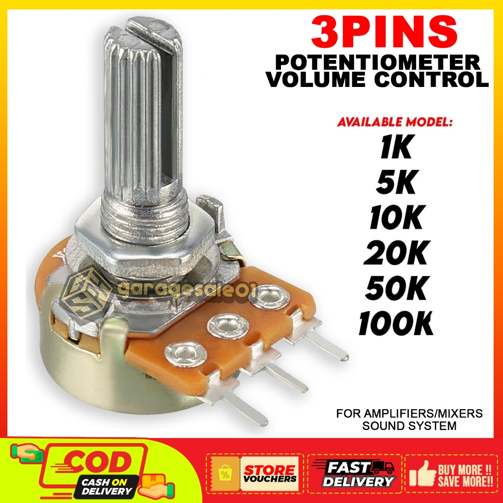 GARAGESALE01 Universal Original Volume Control 3 pin Sakura Konzert 3 ...